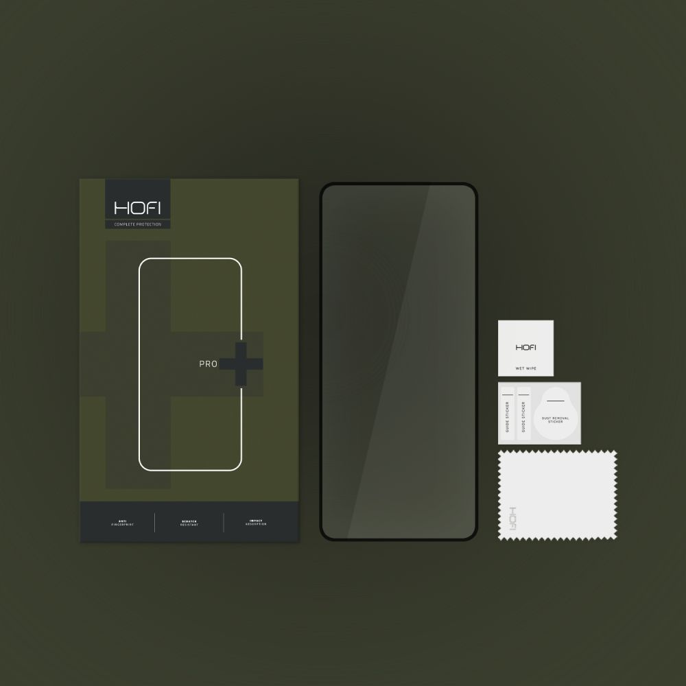 Hofi Glass Pro+ Black Xiaomi Redmi Note 12 Pro | BHcase