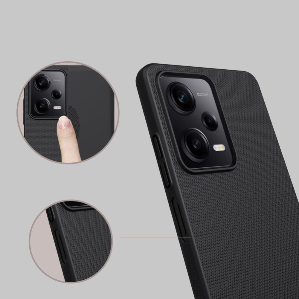 Nillkin Frosted Shield Black Xiaomi Redmi Note 12 Pro Tok | BHcase