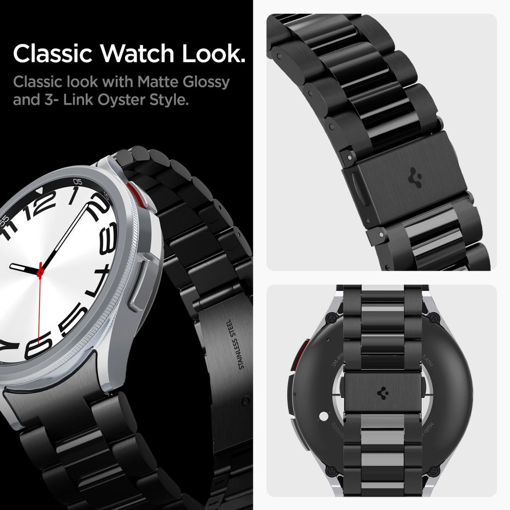Spigen Modern Fit Band Samsung Galaxy Watch 6 Classic (47 mm) Black ...